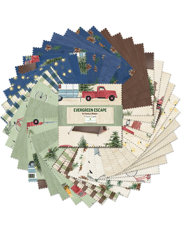 Evergreen Escape by Danielle Murray for Wilmington Prints - Pine ...