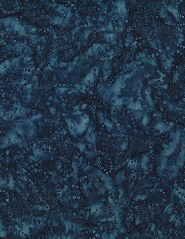 Swirly Dots Midnight Blue - Pine Needles Quilt & Sew