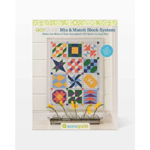 GO! Qube Mix & Match Block System Pattern Book - Pine Needles Quilt & Sew