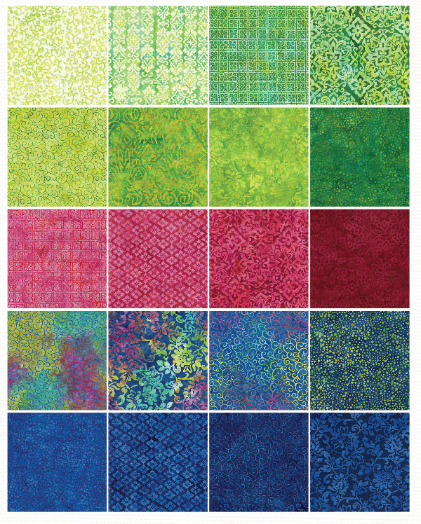 Ornate Gems by Island Batik - Pine Needles Quilt & Sew