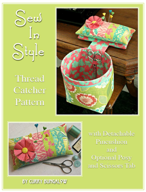Sew In Style Thread Catcher - Pine Needles Quilt & Sew