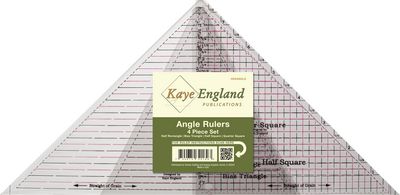 Kaye England Angles Set Rulers - Pine Needles Quilt & Sew