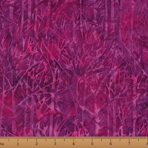 Magenta Trees - Pine Needles Quilt & Sew