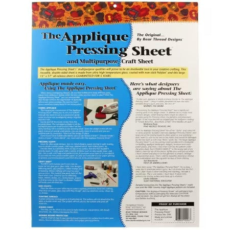 Applique Pressing Sheet 13inx17in - Pine Needles Quilt & Sew