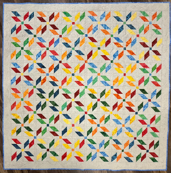 Sparkle Color Burst Kit, 65 x 65, Pattern & Binding Included - Pine ...
