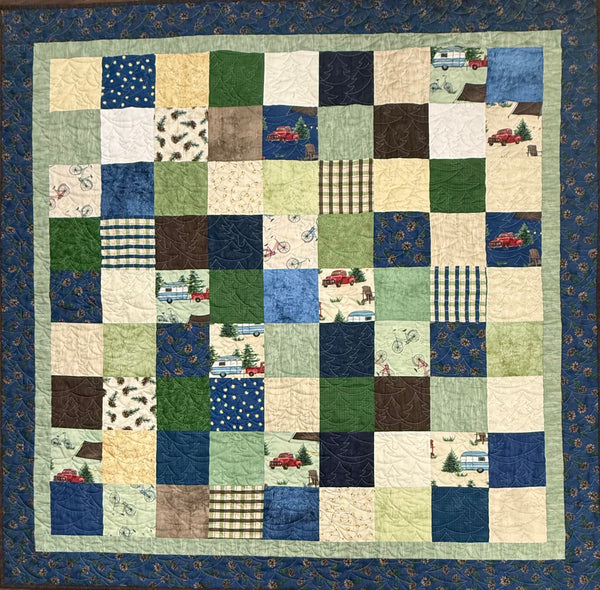 Evergreen Escape Charm Pack Kit, 51x51 Includes pattern and binding ...