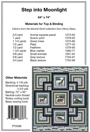 Step into Moonlight - Pine Needles Quilt & Sew