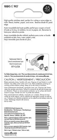 45mm Wavy Rotary Blades - Pine Needles Quilt & Sew